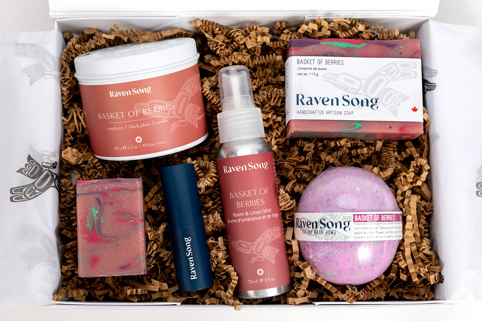 Basket of Berries Luxury Artisan Gift Box | RavenSong Gift Boxes – West ...
