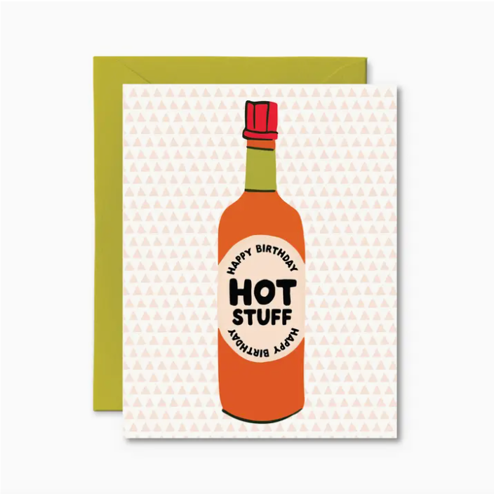 Happy Birthday Hot Stuff Card – West Coast Wildflowers