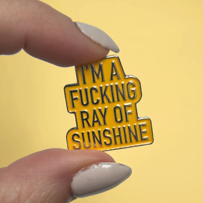 Enamel Pin | Ray of Sunshine – West Coast Wildflowers