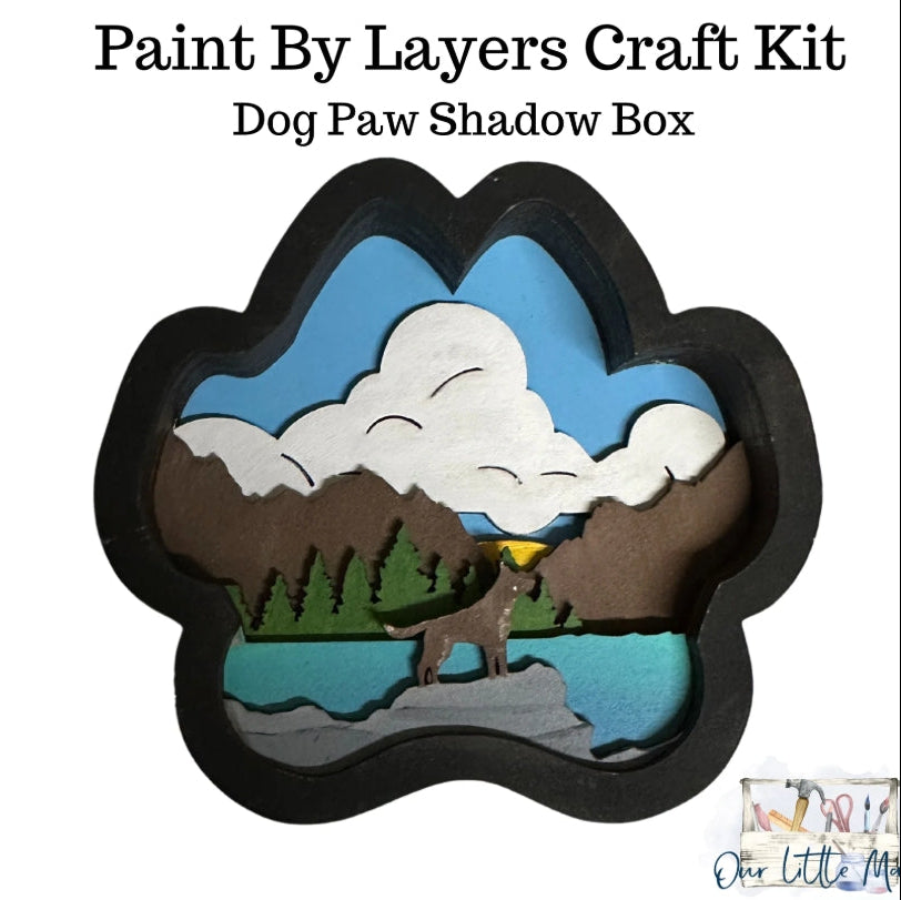 Dog Paw | Shadow Box Kit – West Coast Wildflowers